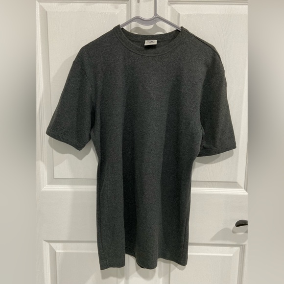 PURE Stuff | Tops | Pure Stuff Gray Ribbed Tee Shirt | Poshmark
